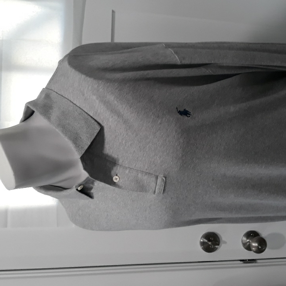 Polo Ralph Lauren | Shirts | Polo By Ralph Lauren Light Grey Two Button ...